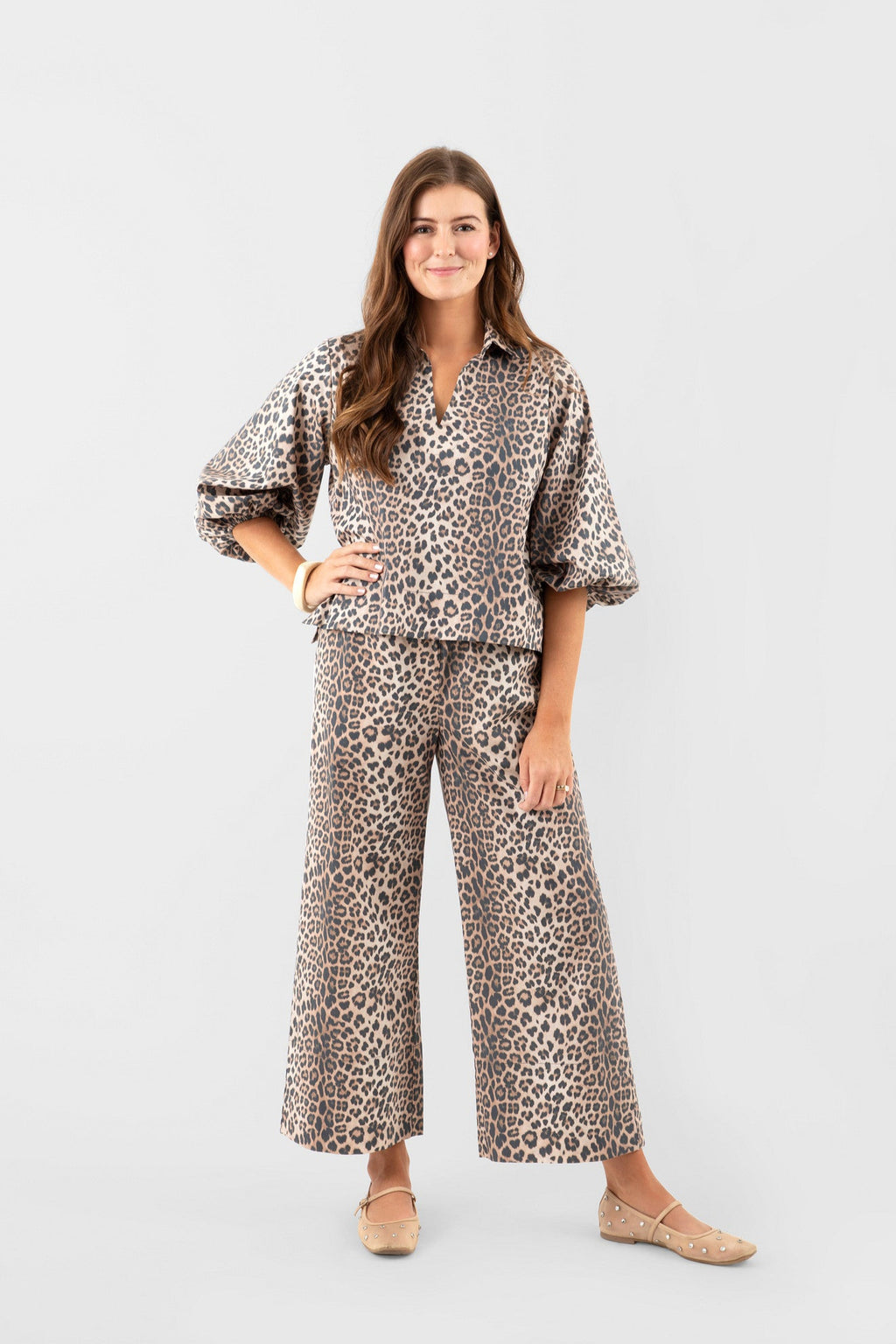 Take Pause Full-Length Set - Khaki Leopard – Quiet Culture